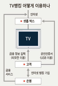 CaN (Computer & Network) Tips :: [도표] TV 뱅킹 어떻게 이용하나