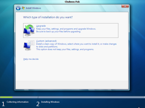 CaN (Computer & Network) Tips :: [Windows 7 Build 6801] 설치 시작부터 바탕 화면 보기까지