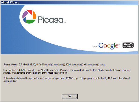 CaN (Computer & Network) Tips :: [Picasa] 2.7 빌드 36.40 버전으로 업데이트