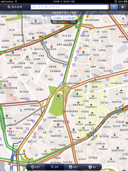 CaN (Computer & Network) Tips :: iOS용 다음 지도(Daum Maps) 앱 2.0.0 업데이트로 ...